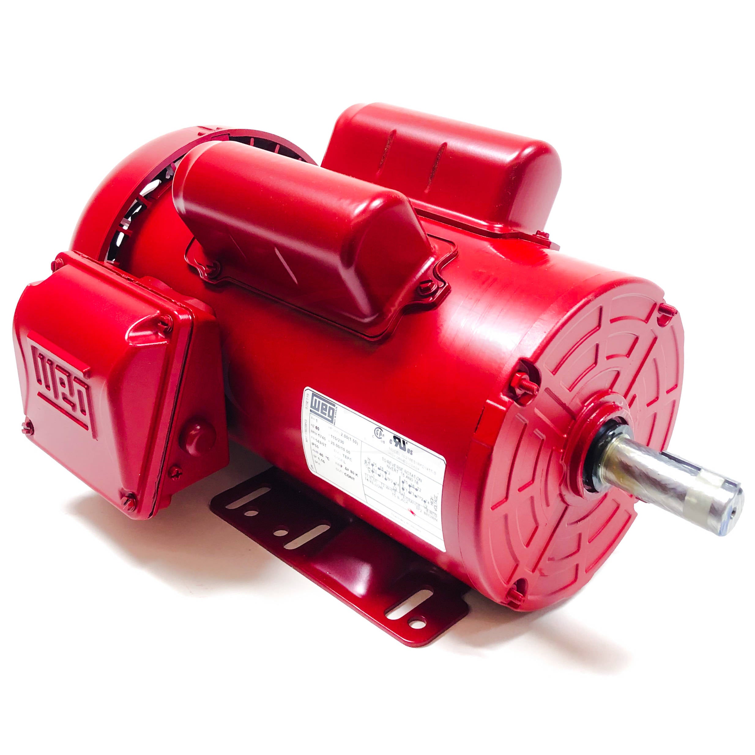 00218ES1RFD145TC-S WEG 2HP Farm Duty Electric Motor, 1800RPM | Witmer ...